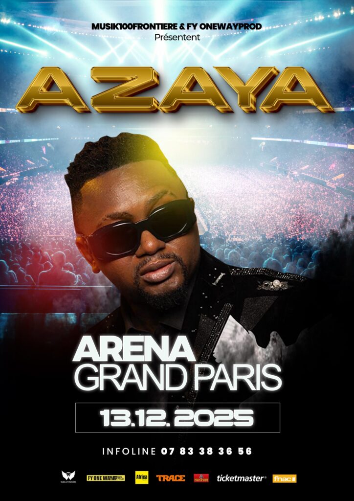 Azaya annonce un concert exceptionnel à l’Arena Grand Paris le 13 ...
