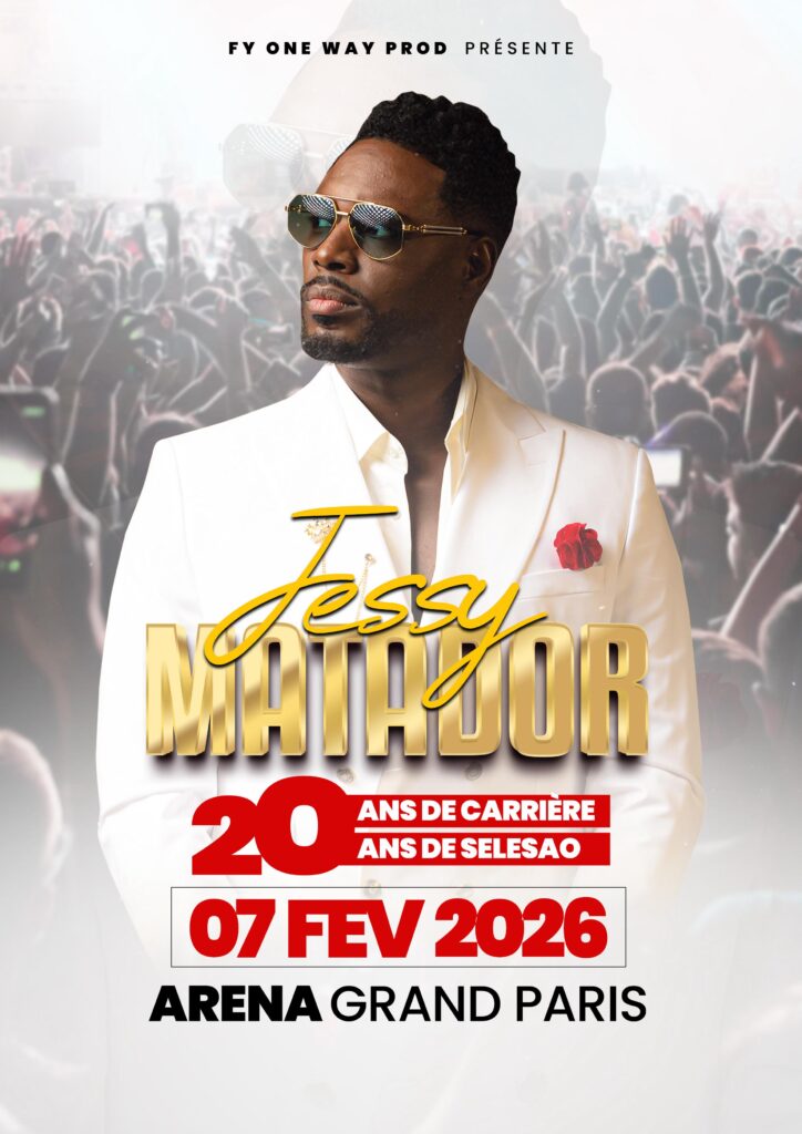 Jessy Matador fête ses 20 ans de carrière à l’Arena Grand Paris le 7 ...
